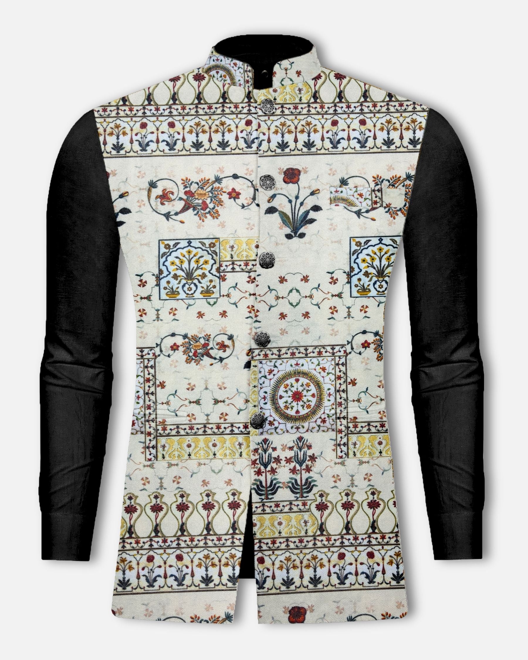 Amber Aura Nehru Jacket – Jaipuri Crown